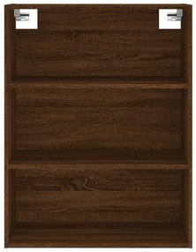 Skříň highboard hnědý dub 69,5 x 34 x 180 cm kompozitní dřevo