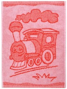 Profod Dětský ručník Train red, 30 x 50 cm