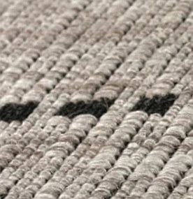 Kusový koberec FLOORLUX 20008 silver/black 60x110cm