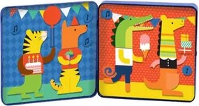 Petit Collage Magnetická knížka Zvířecí oslava / od 3 let