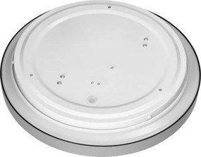 Stropní svítidlo ORNO SELENE CL/2XE27-10/G, 2xE27, max. 2x60W IP54, průměr 30,5cm, šedá