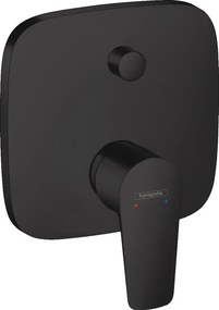 Hansgrohe Talis E, páková vanová baterie pod omítku s přepínačem pro 2 tělesa, černá matná, 71745670