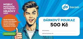Dárkový poukaz na nákup zboží v hodnotě 500 kč