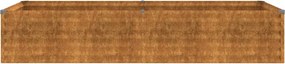 Vyvýšený záhon 194 x 50 x 36 cm cortenová ocel 151976
