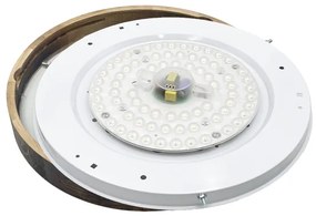 Brilagi - LED Stropní svítidlo CARVALHO SLIM SMOKEY LED/36W/230V dub pr. 47,5 cm