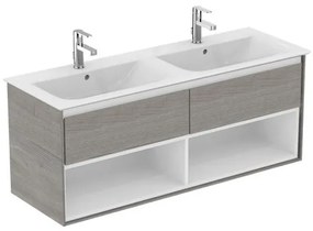 Ideal Standard Connect Air Skříňka pod dvojumyvadlo, 130 cm, šedý dub E0831PS