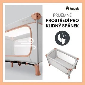 Hauck Cestovní postýlka Dream N Play Plus Dusty Cork