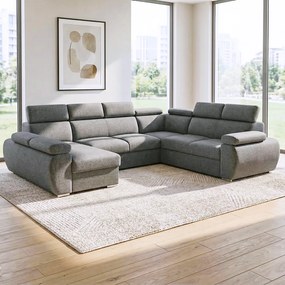 Sedací souprava BASTON | 170x325x260 cm | rozkládací + 2x úložný prostor | VÝBĚR TKANIN