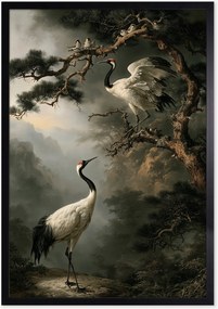 Zarámovaný digitální tisk Bird Elegance