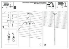 Lustr SOLLUX Pastelo 1 G9 1x40W bez zdroje SL.0469 černá