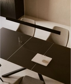 Rozkládací jídelní stůl s přídavnou deskou s keramickou deskou 90x160 cm Theone – Kave Home