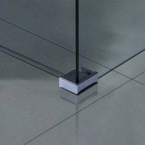 BPS-koupelny Obdélníkový sprchový kout HYD-OK203C 120x80 chrom/transparent + vanička HYD-OSV-SXL03E černá