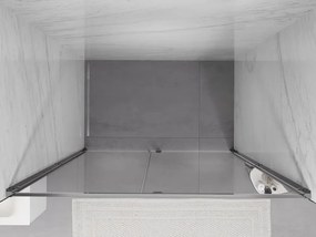 Mexen Exo, 1-křídlé dveře do otvoru 130x200 cm, 6mm čiré sklo, chromový profil, 819-130-000-01-00