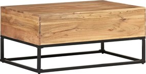 Konferenční stolek 90 x 60 x 40 cm masivní akáciové dřevo 323506