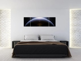 Obraz vesmírného tělesa (170x50 cm)