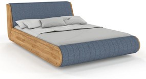 Dubová levitující postel Harald  cm - masiv 4 cm   Moření Visby - dub: Přírodní olej Dub přírodní 200x200