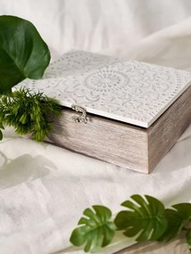 Sinsay - Dekorativní úložná krabička s reliéfním vzorem - vícebarevná