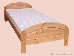 dřevěná jednolůžková postel z masivního dřeva drewfilip 6 E