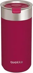 Quokka Boost Coffee Tumbler 400ml Maroon / Termohrnek se sítkem / nere