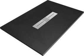 Mexen Toro obdélníková sprchová vanička SMC 100 x 70 cm, černá - 43707010