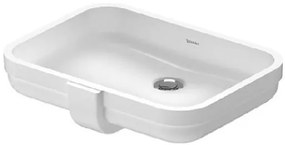 Duravit Soleil by Starck - Umyvadlo 490x350 mm, zápustné, s přepadem, bez otvoru pro baterii, bílá 0397490060