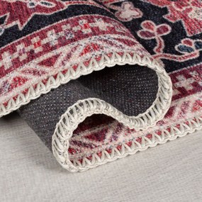 Flair Rugs, Běhoun Hebden Windsor Red, 60x230, červená, ložnice