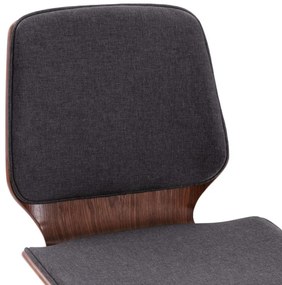 Petromila Jídelní židle 6 ks šedé textil