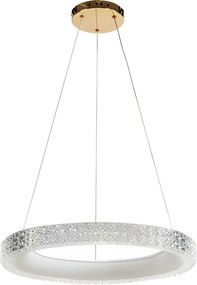Toolight Toolight, LED stropní svítidlo 60cm MS002-CP, růžové zlato, OSW-09611