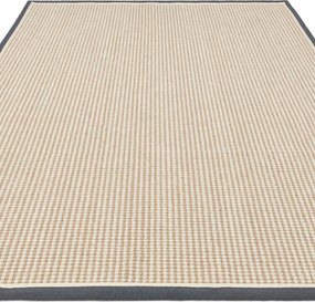 Tribeca Design Kusový koberec Ministry Loop Slate Cream Rozměry: 240x340 cm