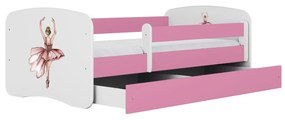Dětská postel Babydreams tanečnice růžová