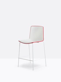 PEDRALI - Barová židle TWEET 892 bicolour DS - červená