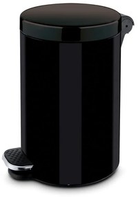 Alda Nášlapný koš 5 L, lakovaný černý