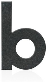 Nerezová domovní čísla písmeno b, grafit šedý