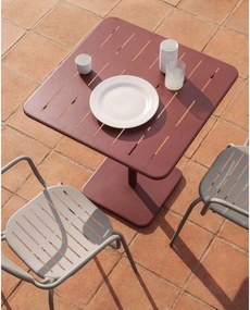 Ocelový zahradní jídelní stůl 70x70 cm Brai – Kave Home