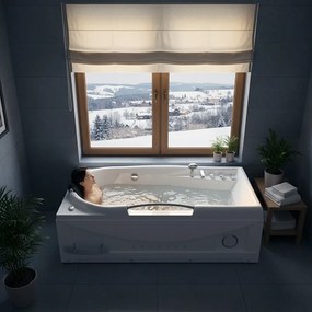 Terra Hydromasážní vířivá vana Ramzes 634 168x85 s ohřevem vody