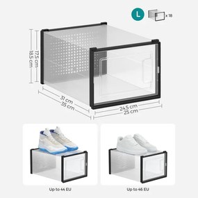 Úložné boxy LSP007B18 (18 ks)