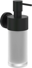 Villeroy & Boch Elements Tender - Dávkovač mýdla s držákem, sklo/matná černá TVA151007000K5