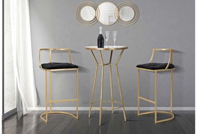 Designová barová židle Nagendra černá