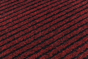 Protiskluzová rohožka Gin červená Univerzální Pásky 200x360 cm