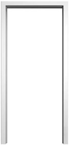 Zárubeň NORMAL pro celoskleněné dveře - START - Bílá Průchozí šířka (cm): 80, Průchozí výška (cm): 197