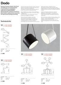 Redo 01-1826 - Lustr na lanku DODO 3xE27/15W/230V pavouk