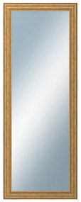DANTIK - Zarámované zrcadlo - rozměr s rámem cca 60x160 cm z lišty HRAD zlatá patina (2822)