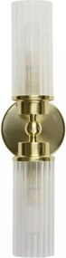Searchlight 29982SB Dvojité nástěnné svítidlo IMPERIAL zlaté IP44