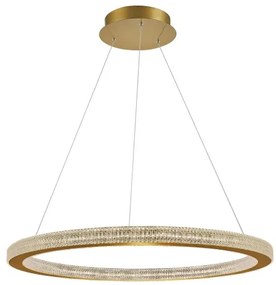 LED lustr Fiore 80 zlaté