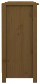 Příborník medově hnědý 100 x 35 x 74,5 cm masivní borové dřevo,  814552