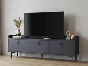 TV stolek PIENA 160 cm, antracitový