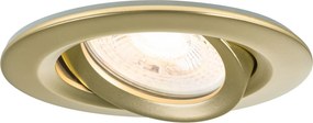 P 92408 LED vestavné svítidlo Nova Plus 3ks sada IP65 kruhové 93mm 30° GU10 3x6W 230V stmívatelné 2700K zlatá mat - PAULMANN