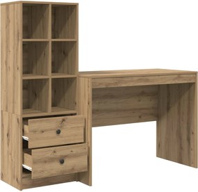 Stůl Artisanový dub 145.5 x 50 x 127 cm 2 ks 3337376