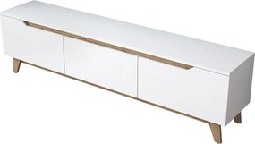 Televizní stolek Dite White and Walnut