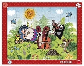 Dino Deskové puzzle Krtek a kapela 40 dílků